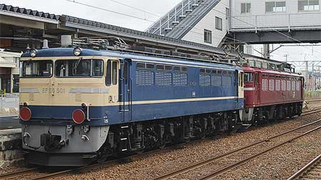 EF65 501が秋田総合車両センターから出場｜鉄道ニュース｜2012年8月8日掲載｜鉄道ファン・railf.jp