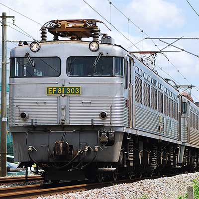 EF81 303＋EF81 304，重連運用に充当｜鉄道ニュース｜2008年7月22日掲載｜鉄道ファン・railf.jp