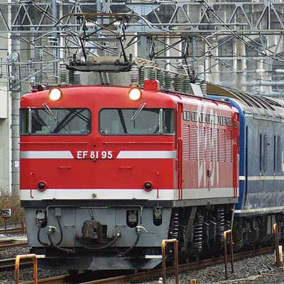 EF81 95が24系団臨をけん引｜鉄道ニュース｜2009年2月15日掲載｜鉄道ファン・railf.jp