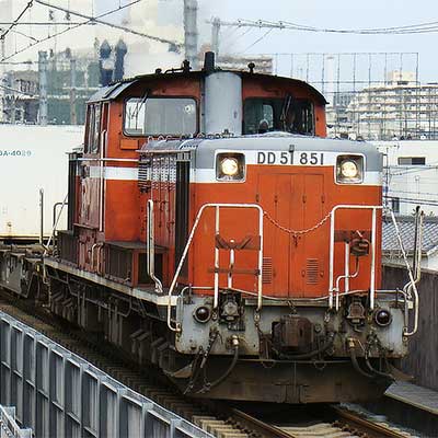 DD51 851，吹田機関区へ貸出し中｜鉄道ニュース｜2009年3月10日掲載｜鉄道ファン・railf.jp