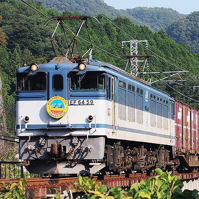 EF64 59に広島車両所公開PRヘッドマーク｜鉄道ニュース｜2011年10月17日掲載｜鉄道ファン・railf.jp