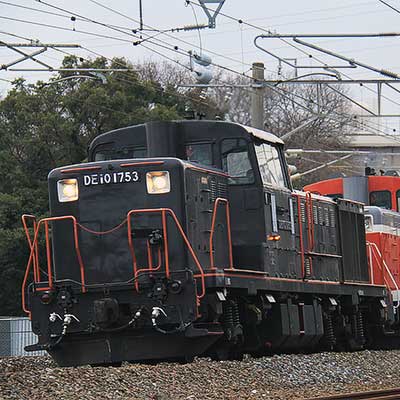 ロングレール工臨返空の先頭にDE10 1753｜鉄道ニュース｜2012年2月11日掲載｜鉄道ファン・railf.jp