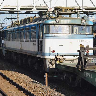 EF81 454が無動力回送される｜鉄道ニュース｜2012年12月21日掲載｜鉄道ファン・railf.jp