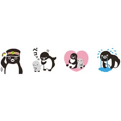 JR東日本「Suicaペンギン」期間限定LINEスタンプ配信｜鉄道ニュース｜2017年11月1日掲載｜鉄道ファン・railf.jp