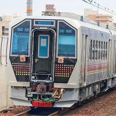GV-E400系5両が甲種輸送される｜鉄道ニュース｜2019年12月6日掲載｜鉄道ファン・railf.jp