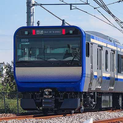 E235系1000番台J-04編成が配給輸送される｜鉄道ニュース｜2020年10月16日掲載｜鉄道ファン・railf.jp
