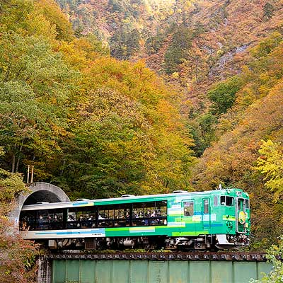 只見線で快速“風っこ只見線紅葉号”運転｜鉄道ニュース｜2022年10月30日掲載｜鉄道ファン・railf.jp