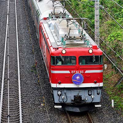 「カシオペア紀行」をEF81 95がけん引｜鉄道ニュース｜2023年5月14日掲載｜鉄道ファン・railf.jp