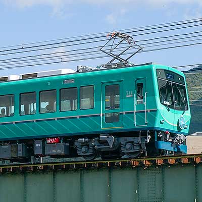 叡山電鉄でリニューアルされたデオ711の撮影会・貸切運転｜鉄道ニュース｜2023年11月1日掲載｜鉄道ファン・railf.jp