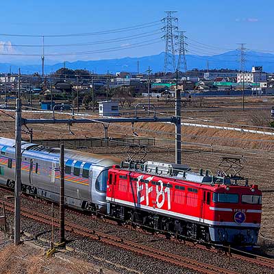 「カシオペア紀行」をEF81 95がけん引｜鉄道ニュース｜2024年2月12日掲載｜鉄道ファン・railf.jp