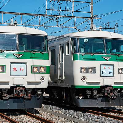 「185系2編成撮影会～よみがえる急行ヘッドマーク～」開催｜鉄道ニュース｜2024年2月14日掲載｜鉄道ファン・railf.jp