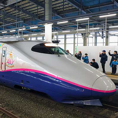E2系「Magical Dream Shinkansen」が新潟へ｜鉄道ニュース｜2024年3月4日掲載｜鉄道ファン・railf.jp
