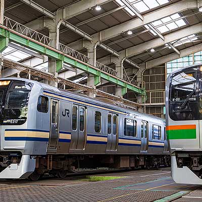 「E217リバイバルシリーズ 旧カラー・湘南色コラボ撮影会2」開催｜鉄道ニュース｜2025年1月26日掲載｜鉄道ファン・railf.jp