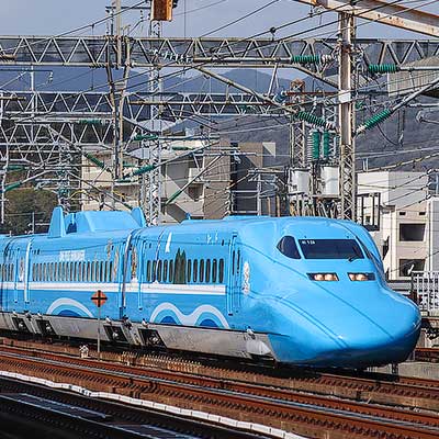 700系『「ワンピース新幹線」せとうちブルー号』の運転開始｜鉄道ニュース｜2025年4月14日掲載｜鉄道ファン・railf.jp