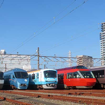 海老名で「ロマンスカー」4車種と「もころん号」の撮影会開催｜鉄道ニュース｜2025年9月8日掲載｜鉄道ファン・railf.jp